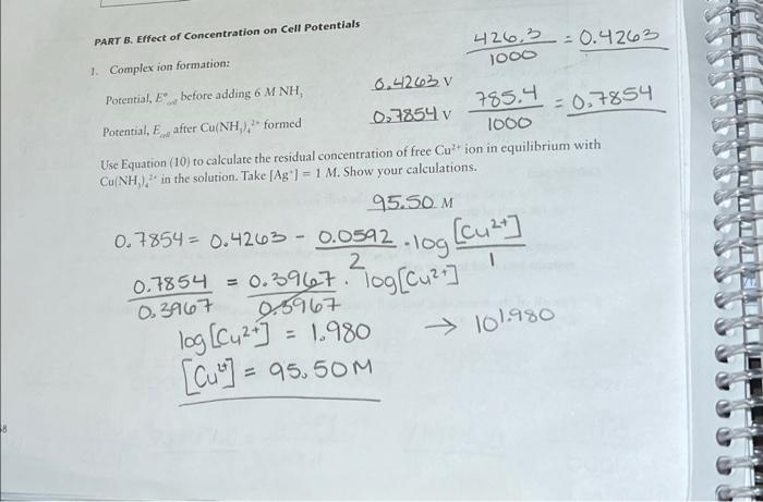 Use Equation (10) to calculate the residual | Chegg.com