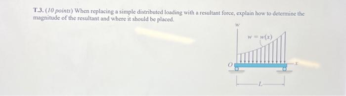 Solved T.3. ( 10 points) When replacing a simple distributed | Chegg.com