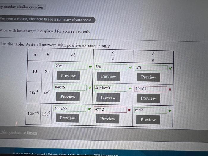 Solved Ty another similar question when you are done, click | Chegg.com