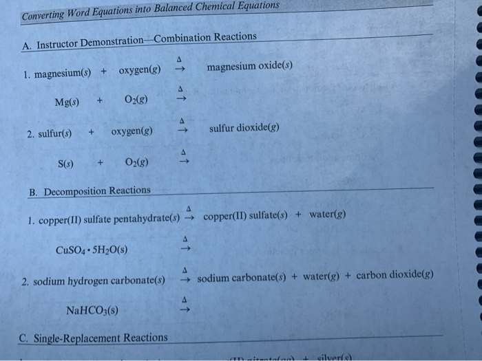 Convert Words To Chemical Equations Tessshebaylo convert-words-to-chemical-equations-tessshebaylo