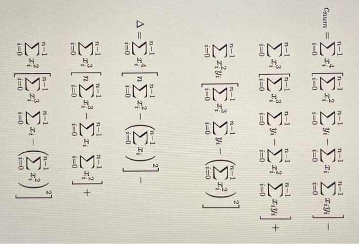 Solved In Python, write anum, bnum, cnum, and delta as FOR | Chegg.com