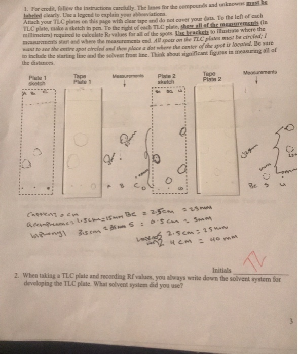 1. For credit, follow the instructions carefully. The | Chegg.com