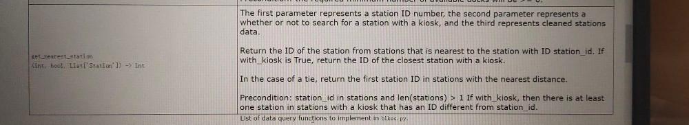 Solved The first parameter represents a station ID number, | Chegg.com
