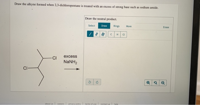 Solved Draw the alkyne formed when 2,3-dichloropentane is | Chegg.com