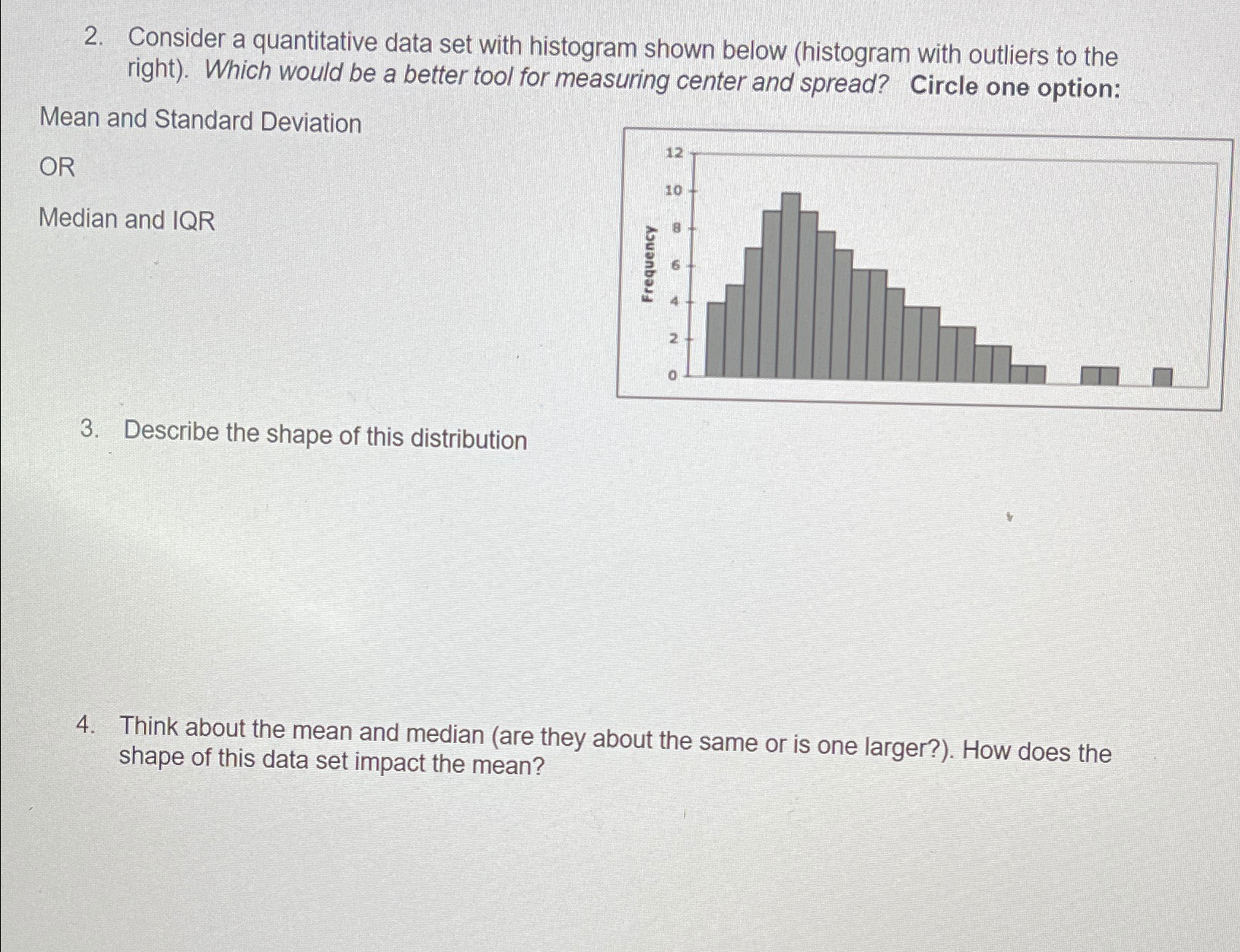 Solved Consider a quantitative data set with histogram shown | Chegg.com