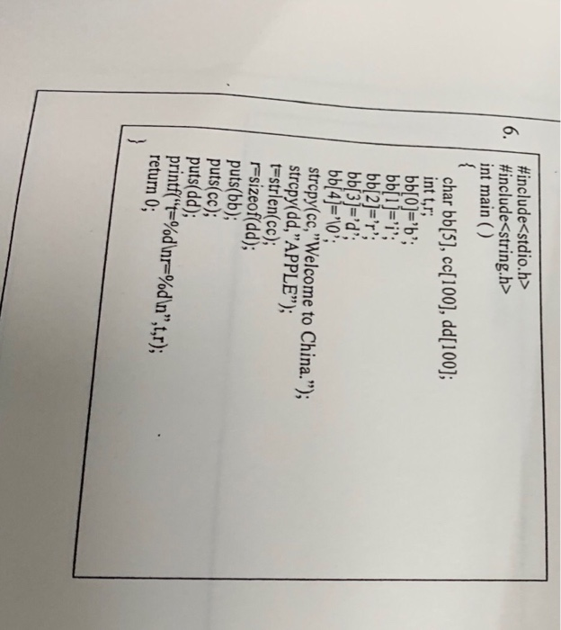 Solved #include #include int main() char bb[5], cc[100], | Chegg.com