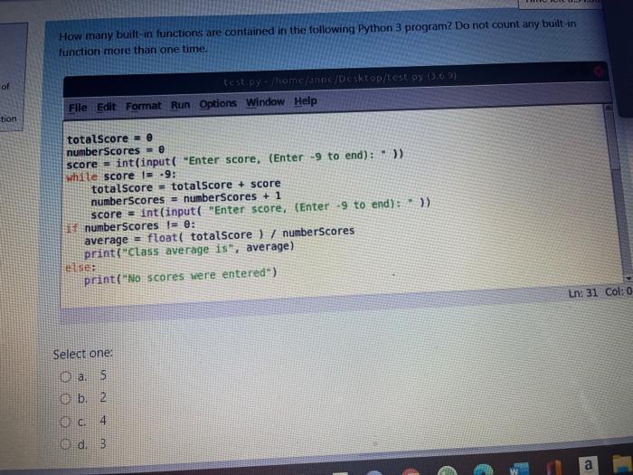 Solved How many built-in functions are contained in the | Chegg.com