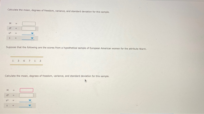 Solved Problem Set: Chapter 04 Variability 5. Standard | Chegg.com
