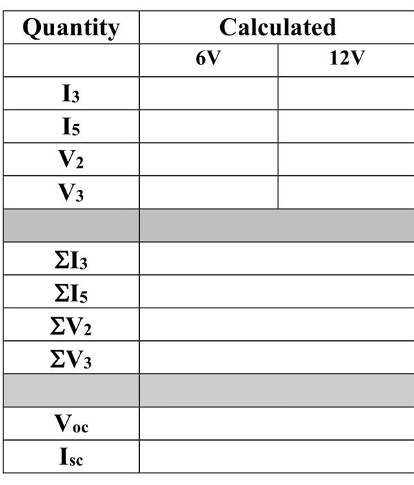 Solved use superposition to calculate I3,I5,V2,V3. first | Chegg.com