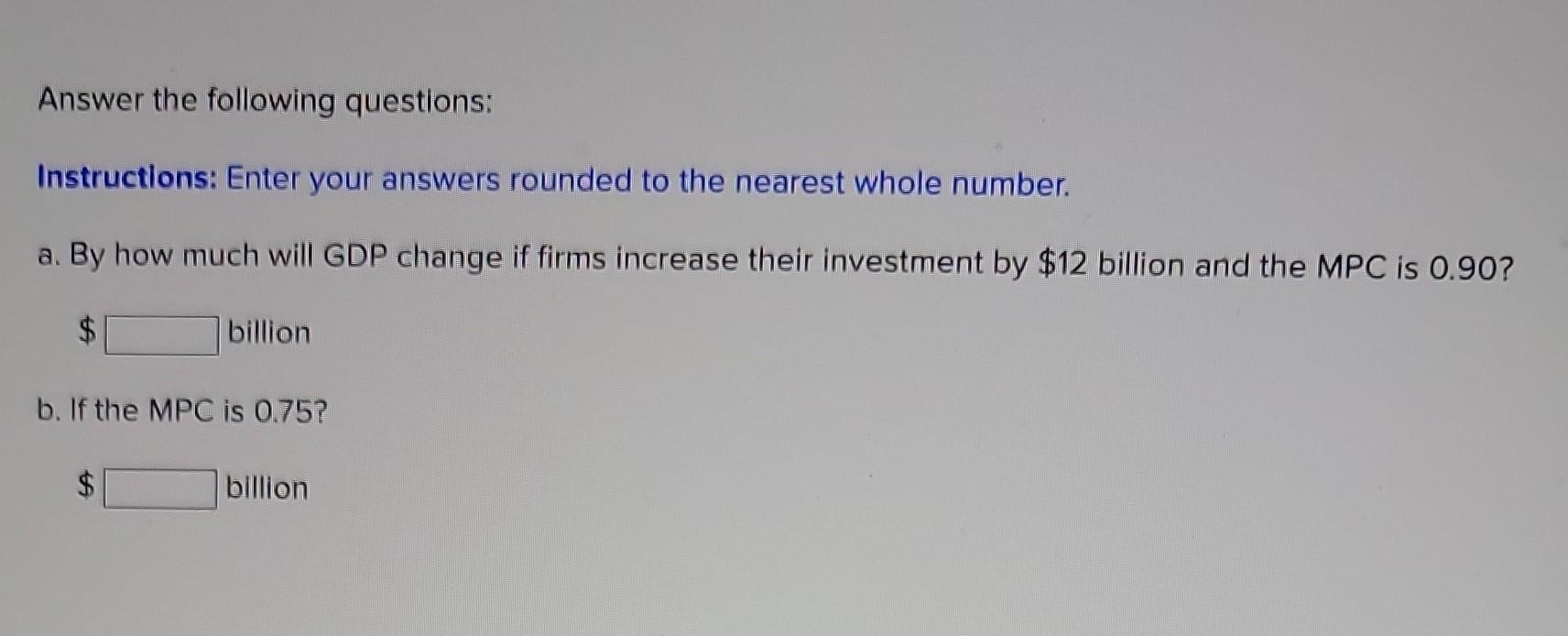 Solved Answer the following questions: Instructions: Enter | Chegg.com
