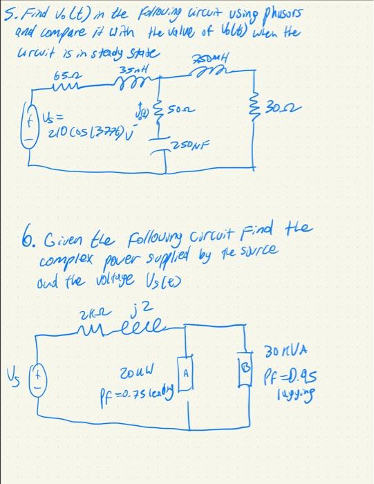 Solved 65.2 S. Find Volt) in the following circuit using | Chegg.com