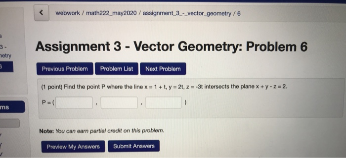 Solved webwork / math222_may2020 / | Chegg.com