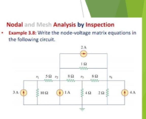 Solved by an EXPERT Nodal and Mesh Analysis by InspectionExample 3.8 ...