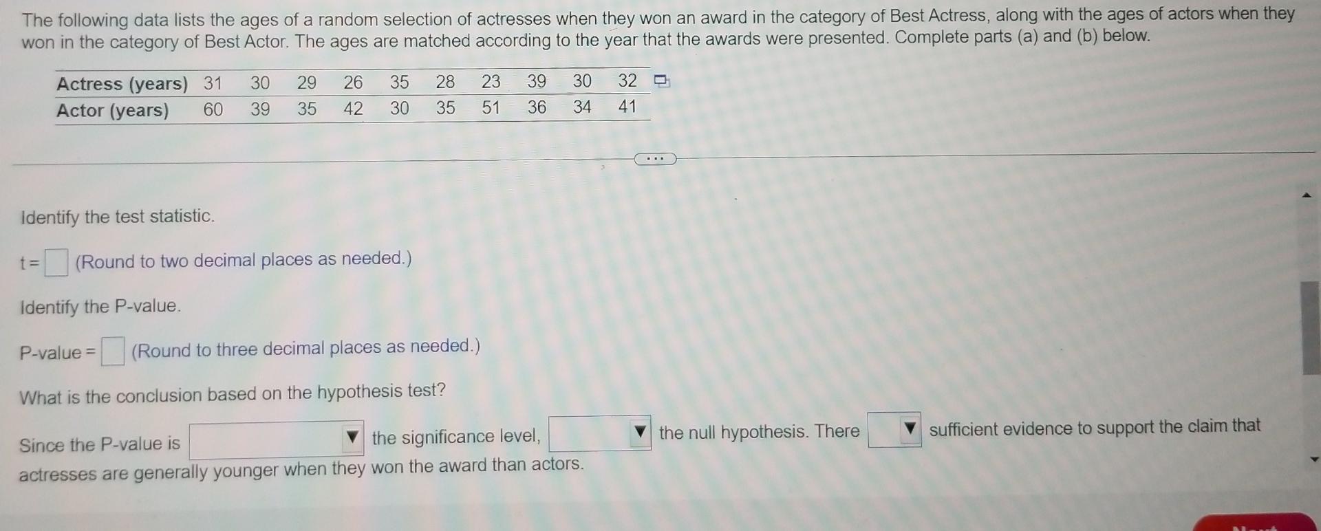 Solved The following data lists the ages of a random | Chegg.com