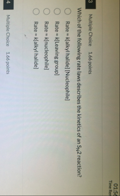 Solved 01:5Time RerMultiple Choice 1.66 ﻿pointsWhich of the | Chegg.com