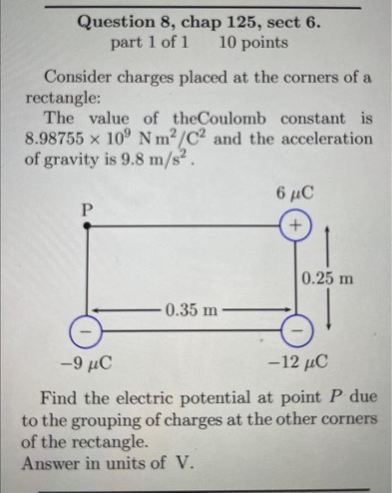 Solved Question 8, chap 125, sect 6. part 1 of 110 points | Chegg.com