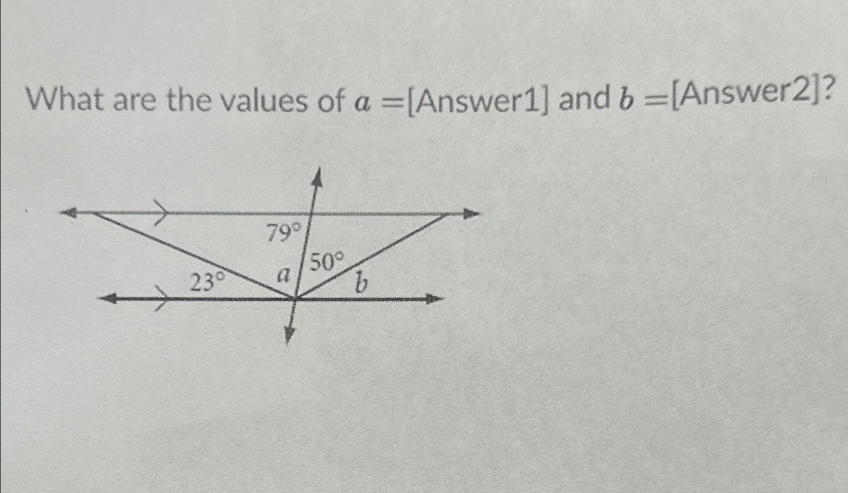 Solved What are the values of Answer1] ﻿and Answer2]? | Chegg.com