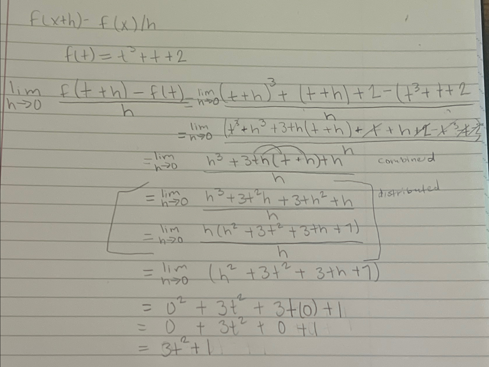 Solved What happened between the equations bracketed? | Chegg.com