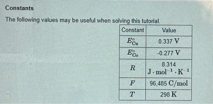Solved Constants The following values may be useful when | Chegg.com