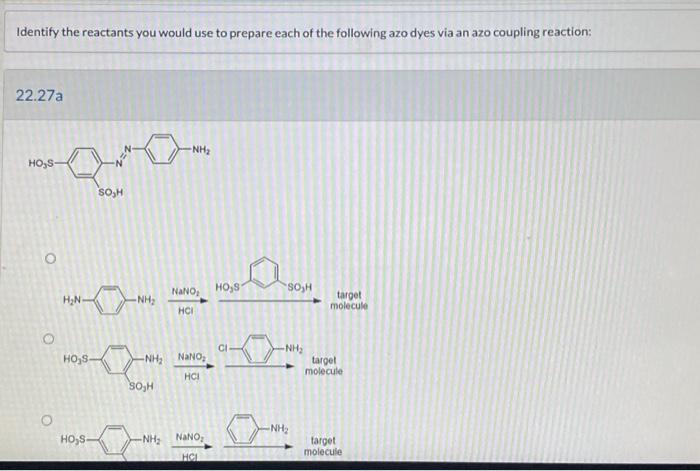 Solved Identify the reactants you would use to prepare each | Chegg.com