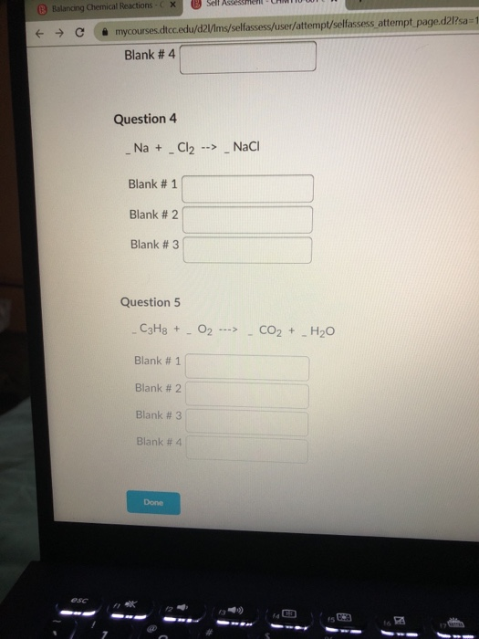Solved Balancing Chemical Reactions Question 1 _Na2S + BaCl2 | Chegg.com