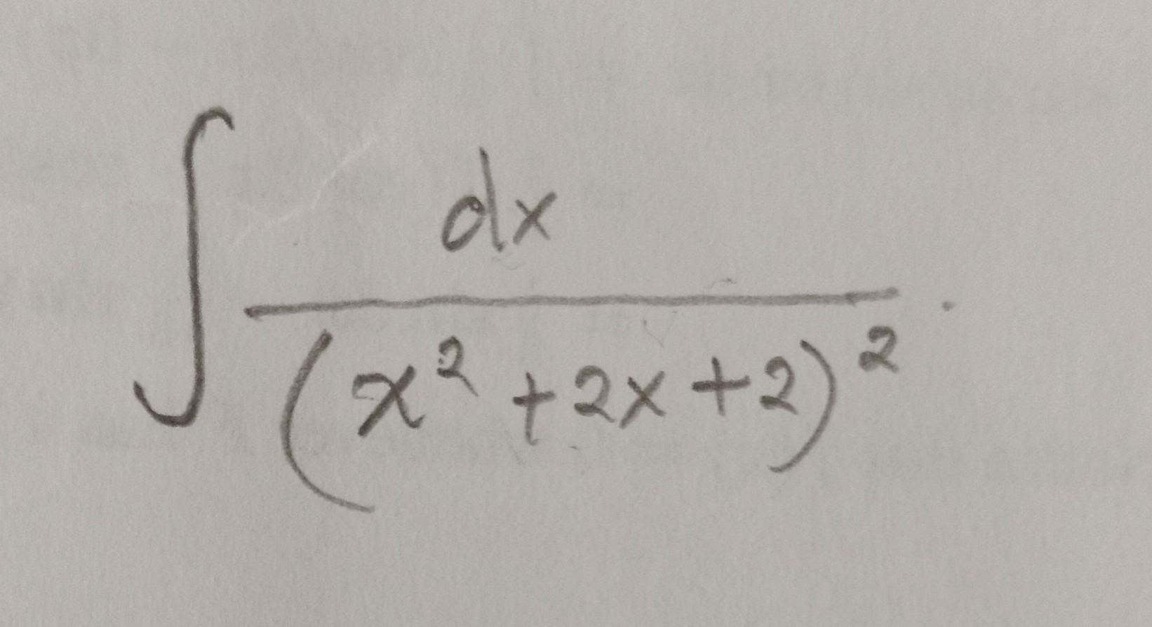 Solved ox (x (° +2x+2) | Chegg.com
