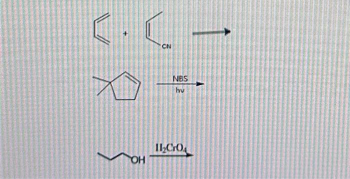 Solved 1) MgBr,Et2O 2) H3O++ hw NBS | Chegg.com