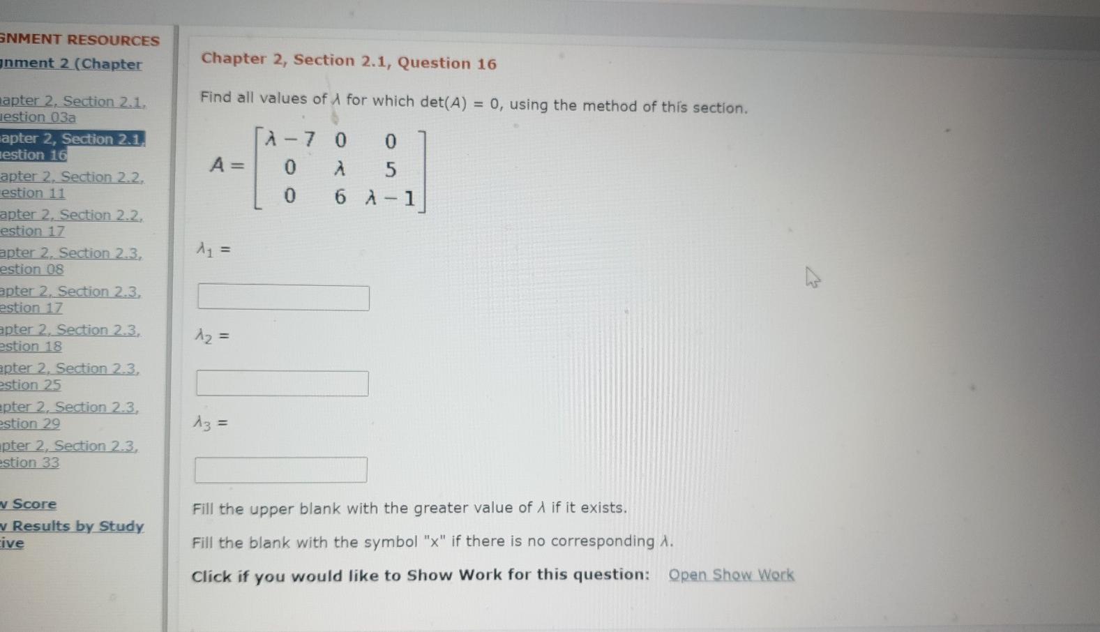 Solved SNMENT RESOURCES gnment 2 (Chapter Chapter 2, Section | Chegg.com
