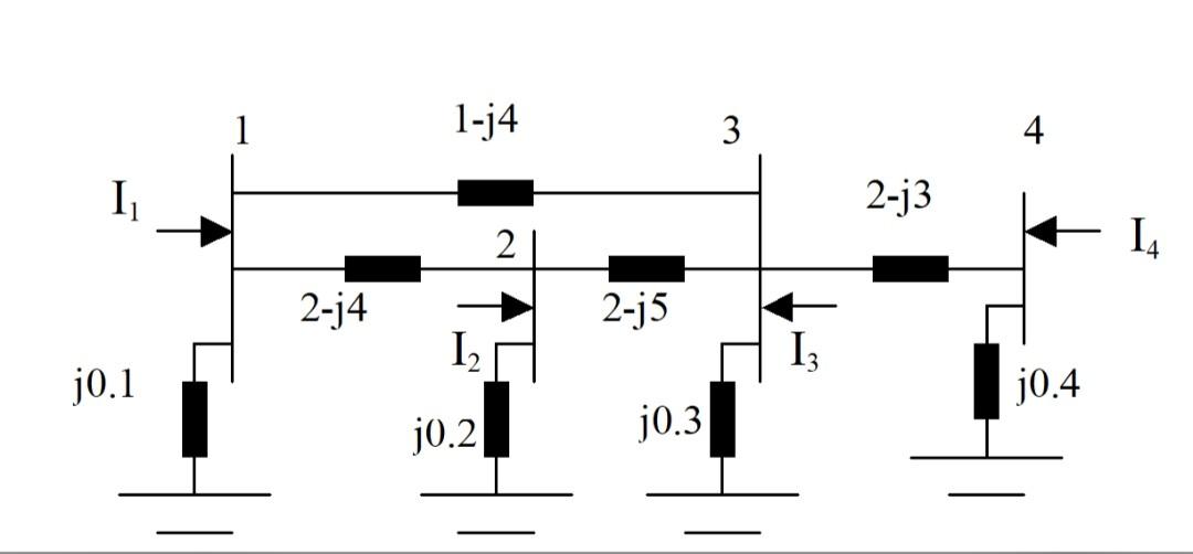 Solved What is the self admittance, Y14, of the electric | Chegg.com