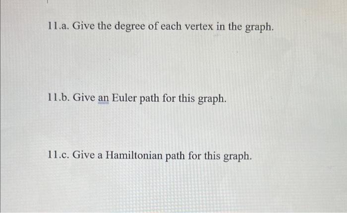 Solved 11. Answer the questions below using the graph shown | Chegg.com