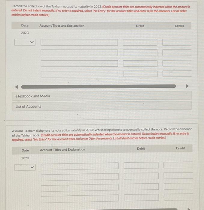 Solved Whispering Supply Co. has the following transactions | Chegg.com