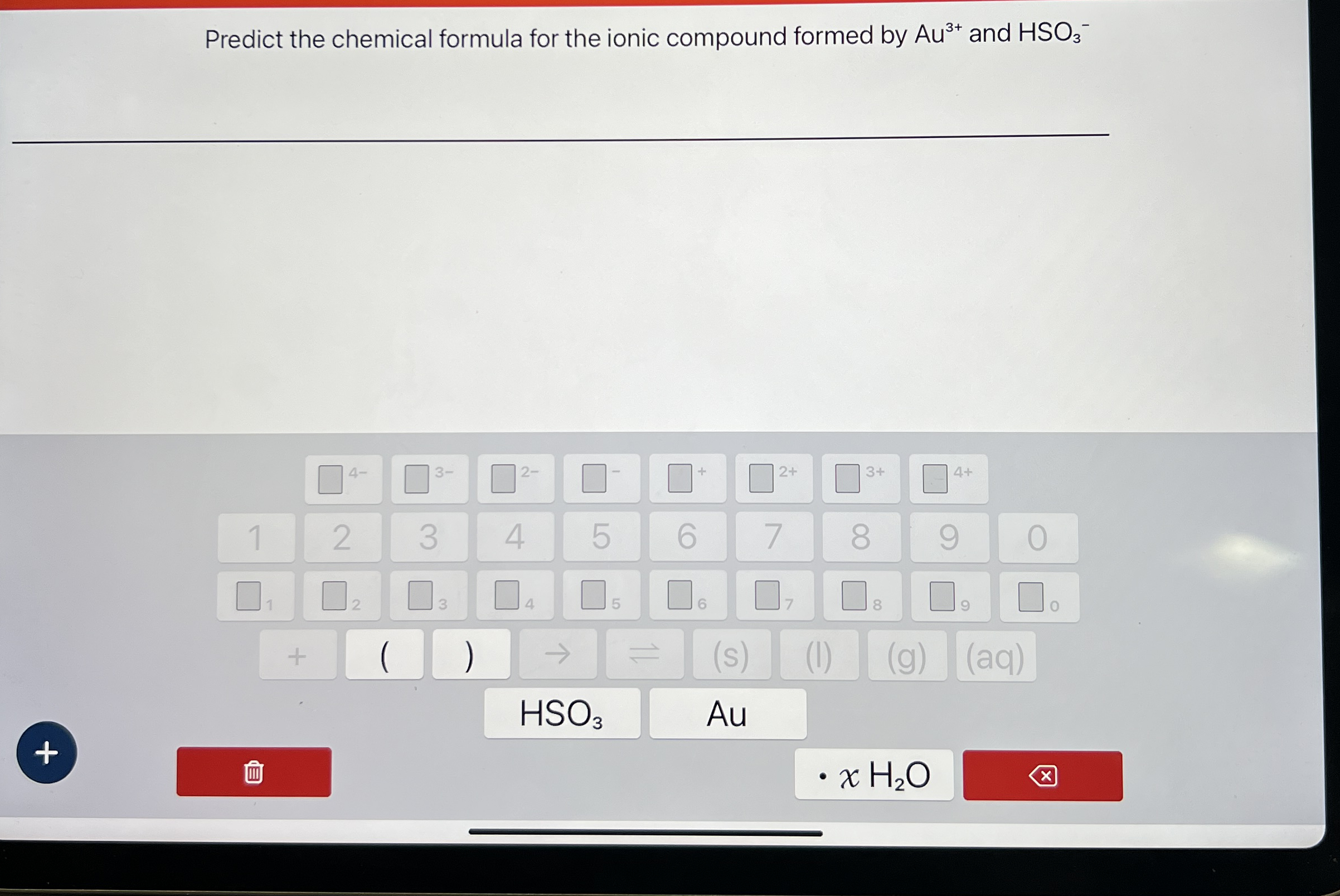 Solved Predict the chemical formula for the ionic compound | Chegg.com