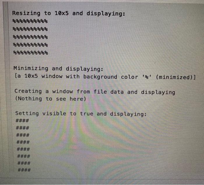Solved Code the following ColoredWindow subclass of window : | Chegg.com