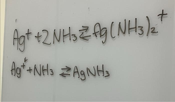 Solved Ag+2NH3⇄fg(NH3)2+ Ag++NH3⇄AgNH3 | Chegg.com Solved Ag+2NH3⇄fg(NH3)2+ Ag++NH3⇄AgNH3 | Chegg.com
