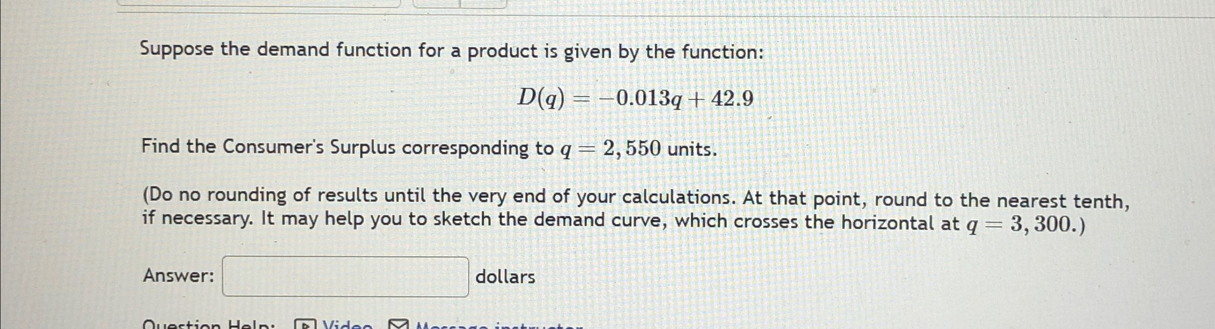 Solved Suppose the demand function for a product is given by | Chegg.com
