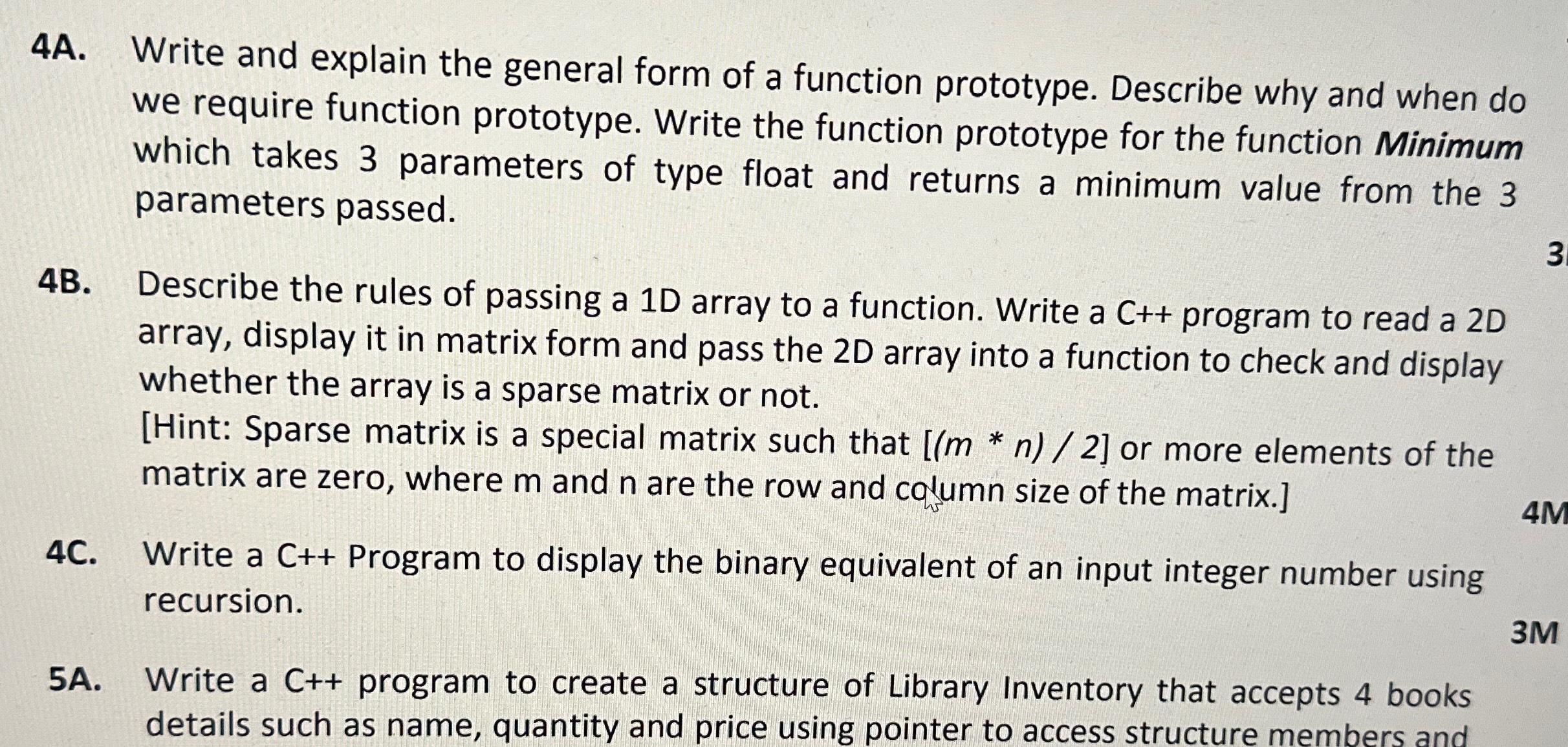 Solved 4A. ﻿Write and explain the general form of a function | Chegg.com