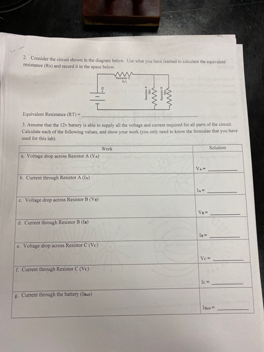 Solved 2. Consider the circuit shown in the diagram below. | Chegg.com