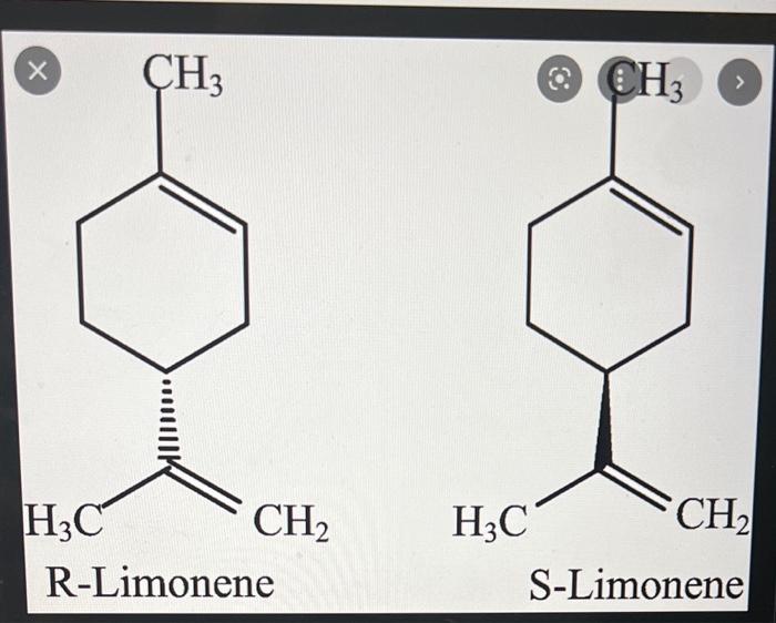 Solved Please show how these two sturctures are R-Limonene | Chegg.com