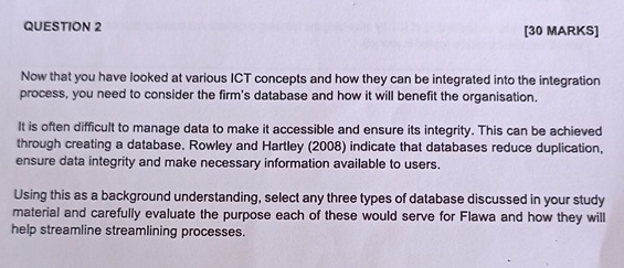 Solved QUESTION 2[30 ﻿MARKS]Now that you have looked at | Chegg.com