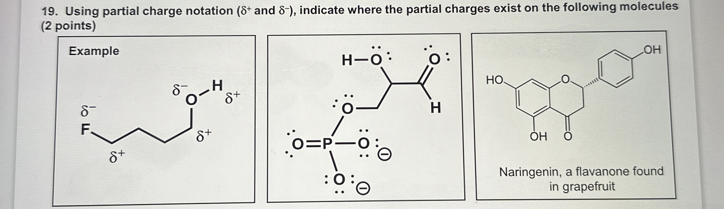 Solved Using partial charge notation ( δ+and δ- | Chegg.com