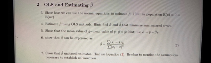 8. What is the constant variance assumption | Chegg.com