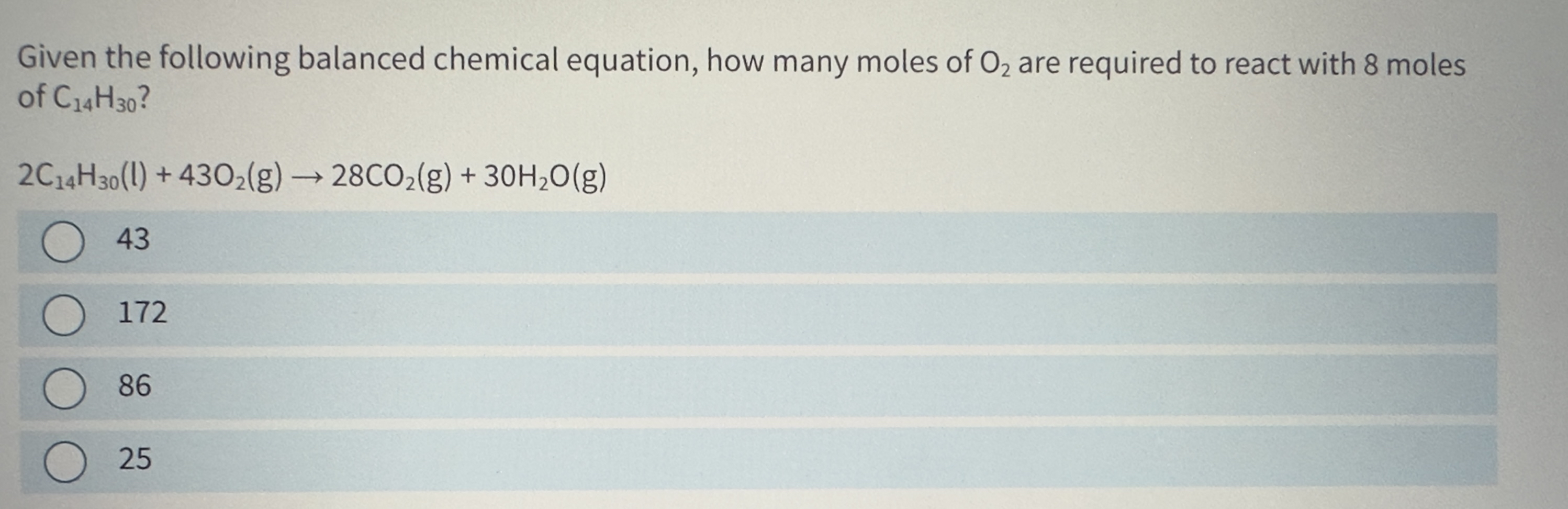 Given the following balanced chemical equation, how | Chegg.com