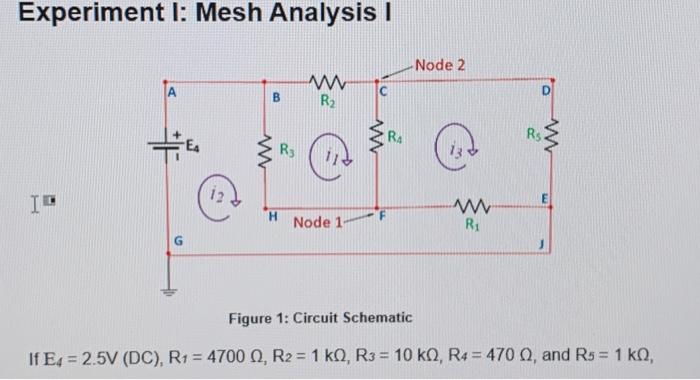 Solved find the voltages at node 1 and node 2 using mesh | Chegg.com
