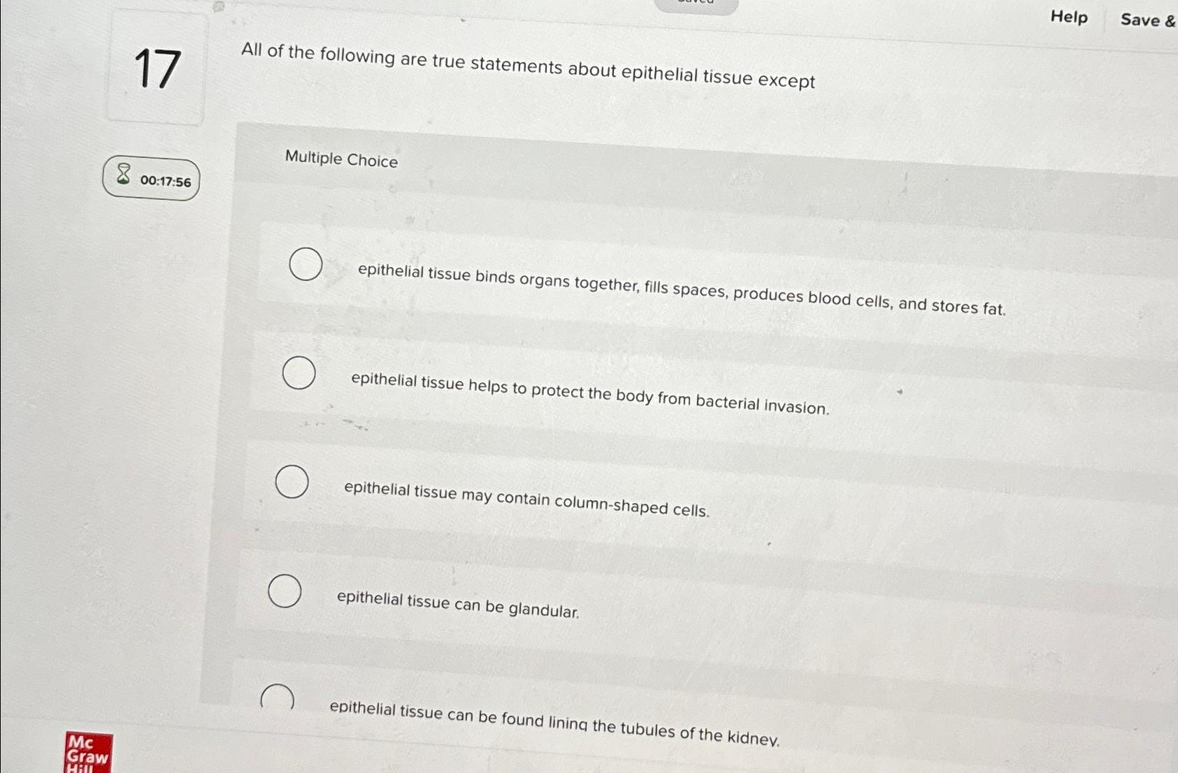 Solved HelpSave &17All of the following are true statements | Chegg.com