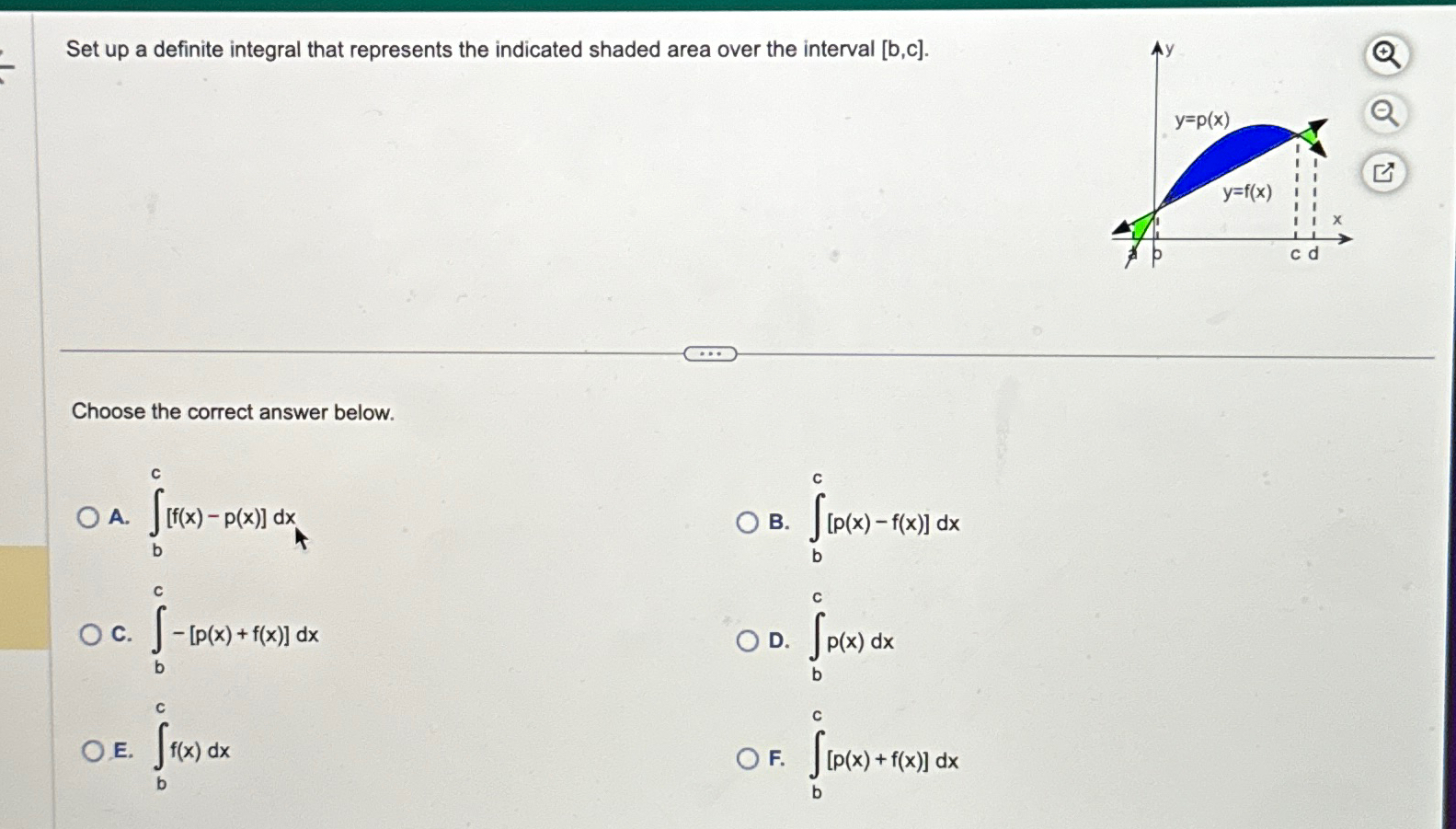 Solved Set up a definite integral that represents the | Chegg.com