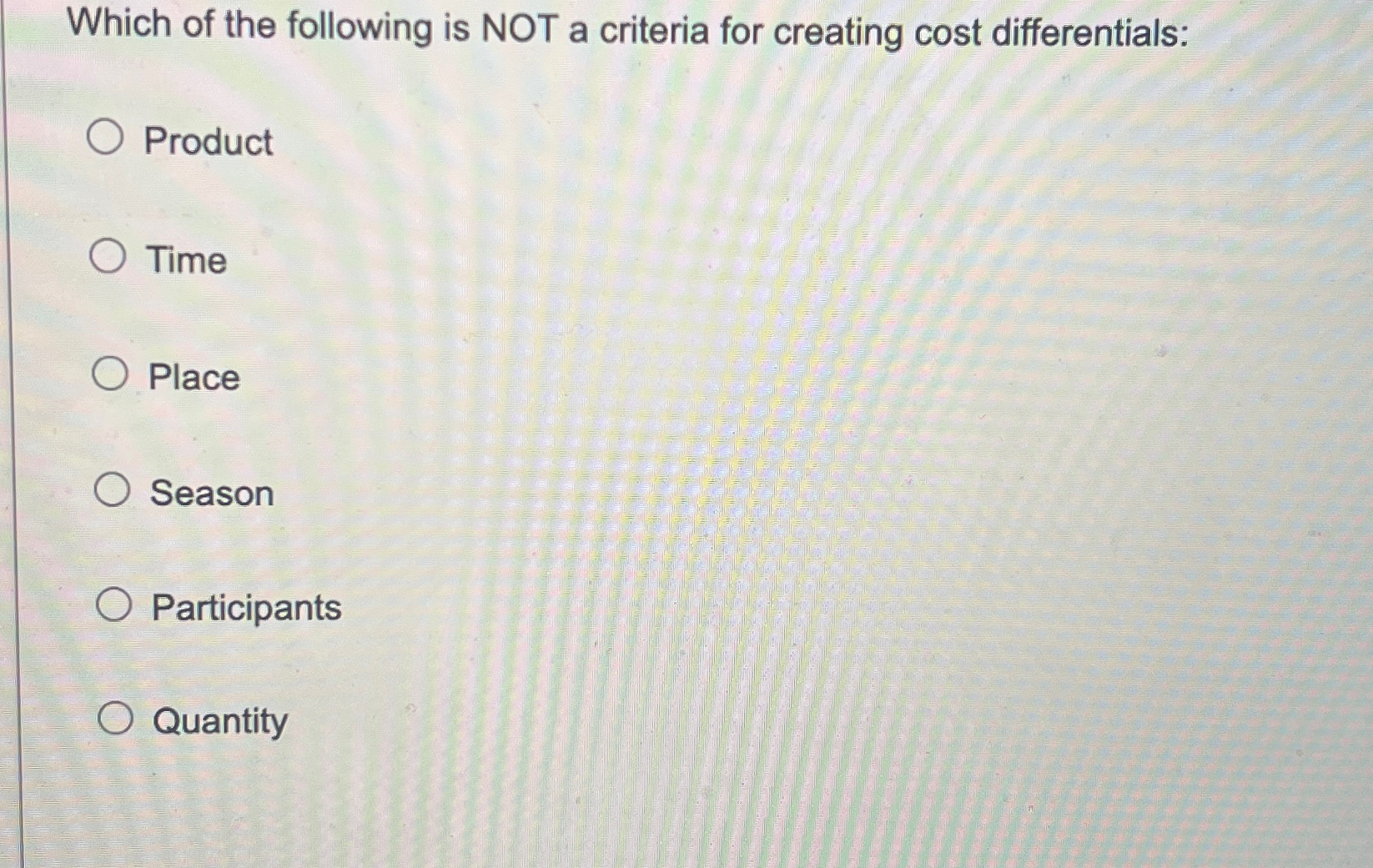 Solved Which of the following is NOT a criteria for creating | Chegg.com