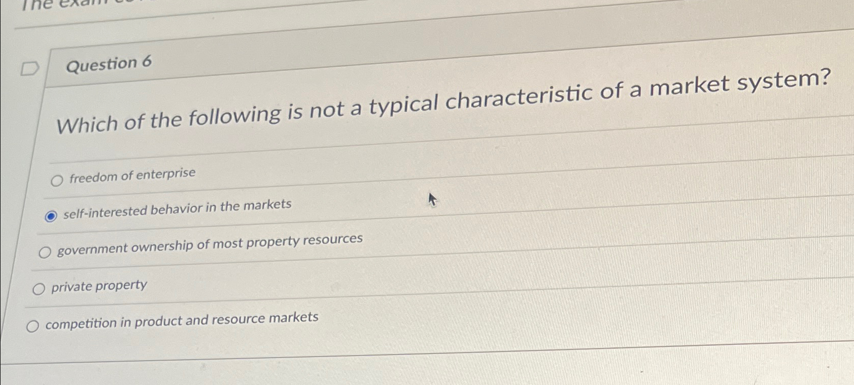 Solved Question 6Which of the following is not a typical | Chegg.com