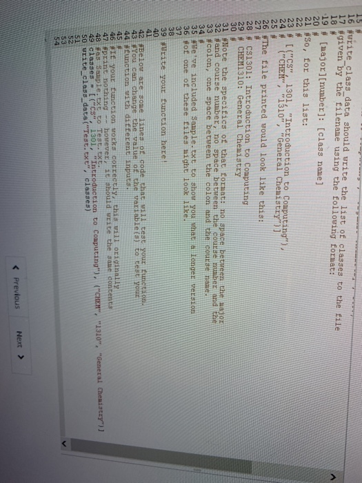 Solved Classinfo.py 1 #rite a function called | Chegg.com