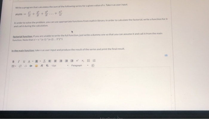 Solved Write A Program That Calculates The Sum Of The 2043