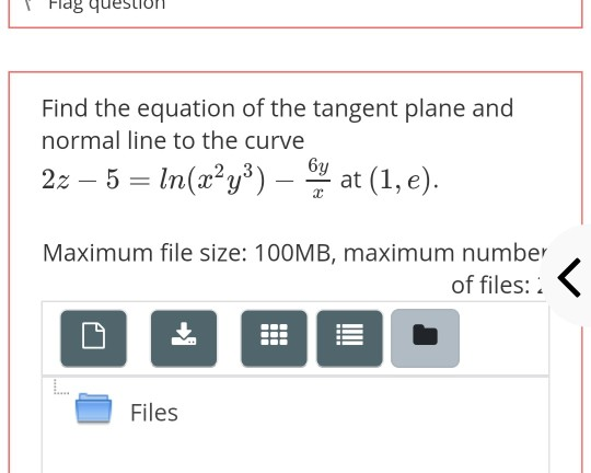 Solved Flag quest Find the equation of the tangent plane and | Chegg.com
